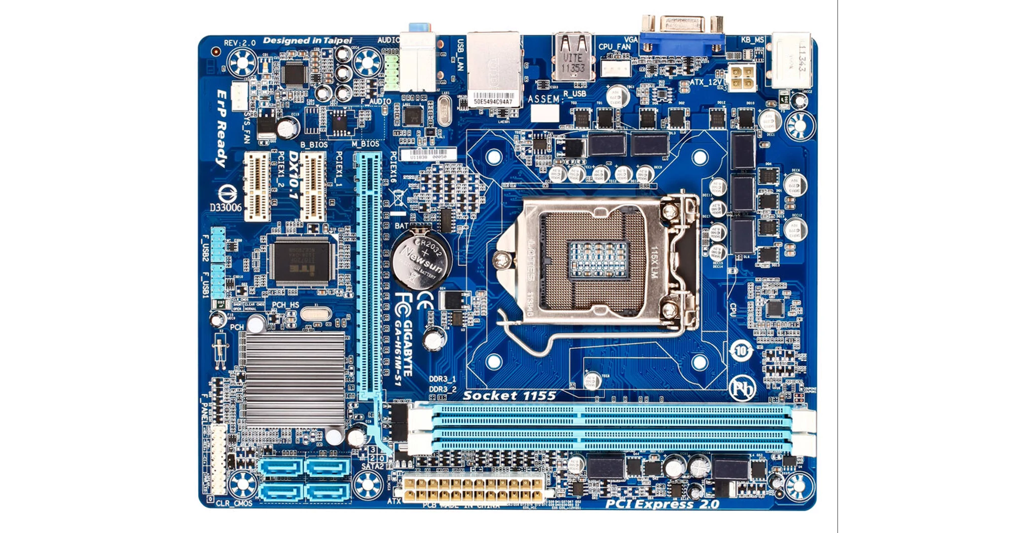Eladó használt alaplap - Gigabyte GA-H61M-S1, LGA 1155 ATX Alaplap ...